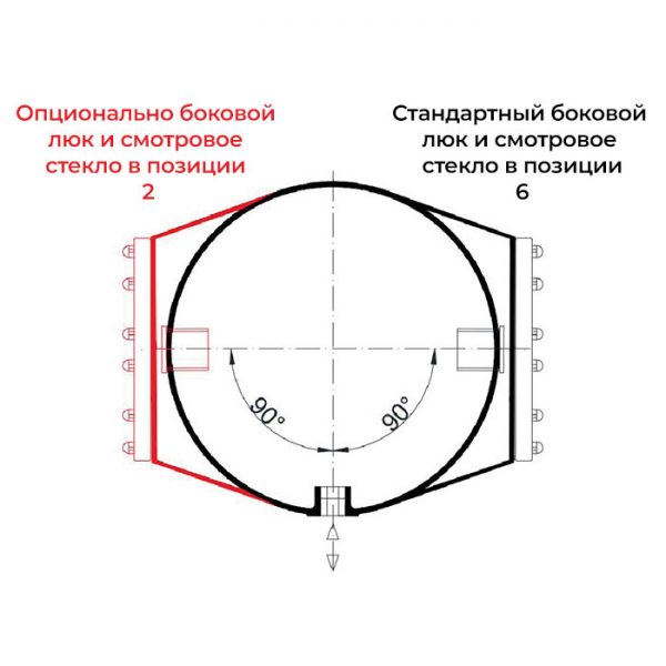 Фильтр для бассейна Calplas AFM/P Ø520-960 с дюзовым дном | АПИТЕК